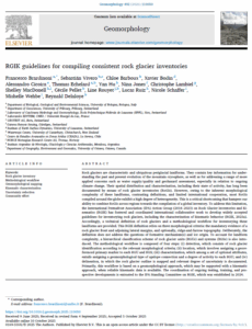 New Publication: RGIK Guidelines for RoGI - Rock Glacier Inventories ...